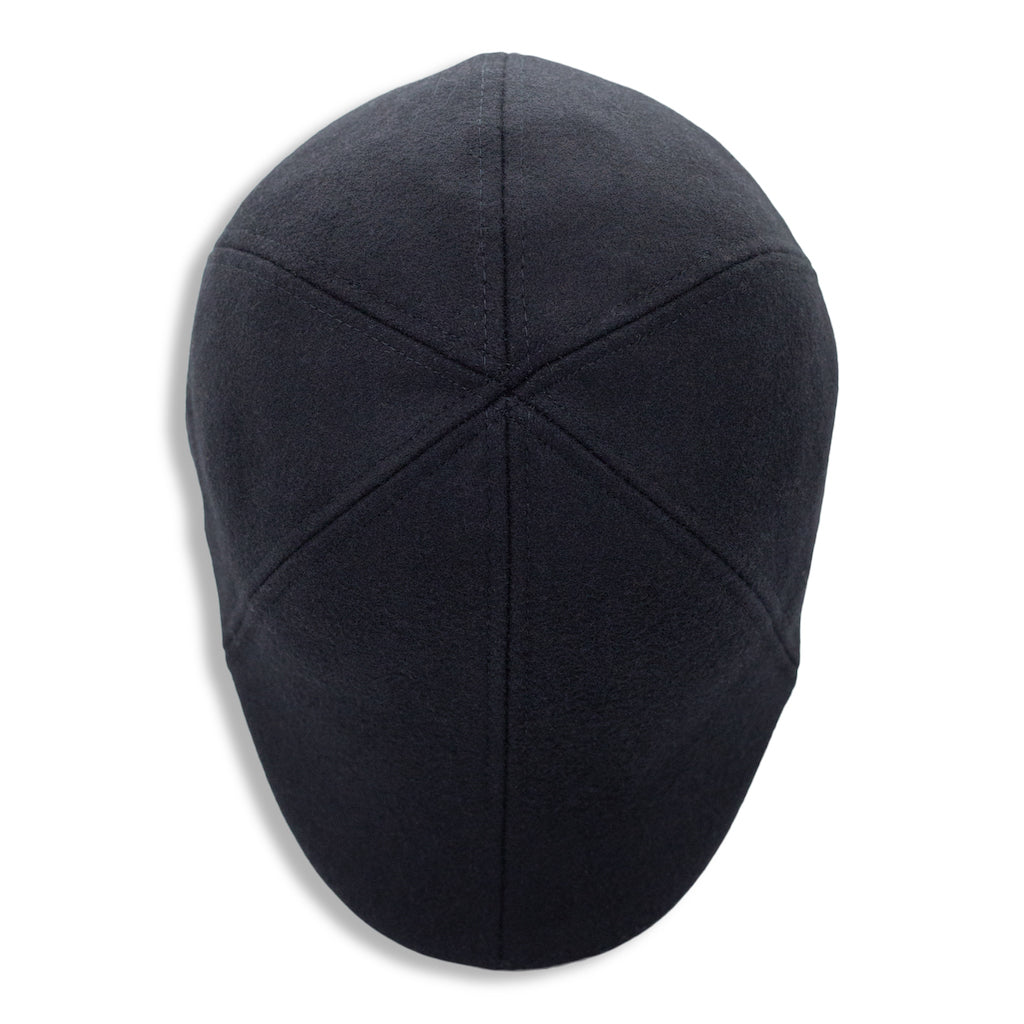 The UFC Six Panel Boston Scally Cap (Flat Cap) - Black