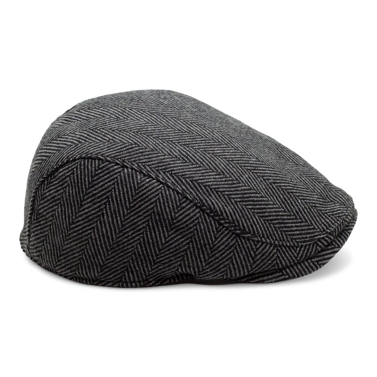 The UFC Ulti-Man Boston Scally Cap (Flat Cap) - Grey Herringbone