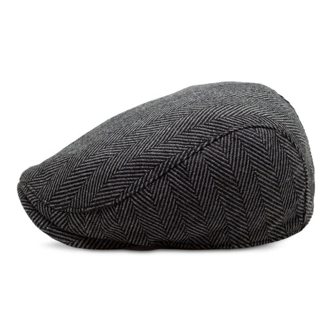 The UFC Ulti-Man Boston Scally Cap (Flat Cap) - Grey Herringbone