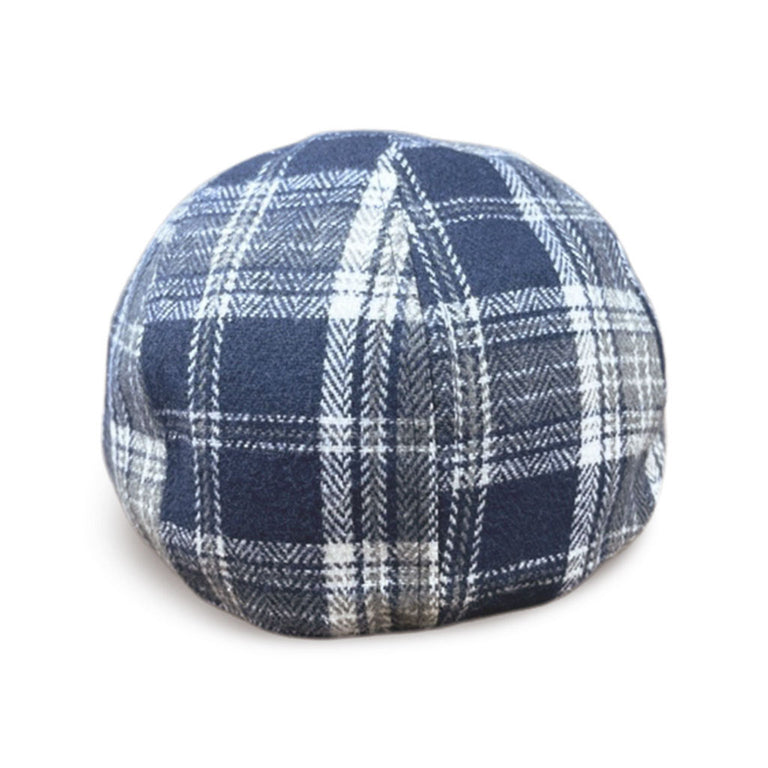 The Royal Rose Boston Scally Cap (Flat Cap) - Royal Plaid