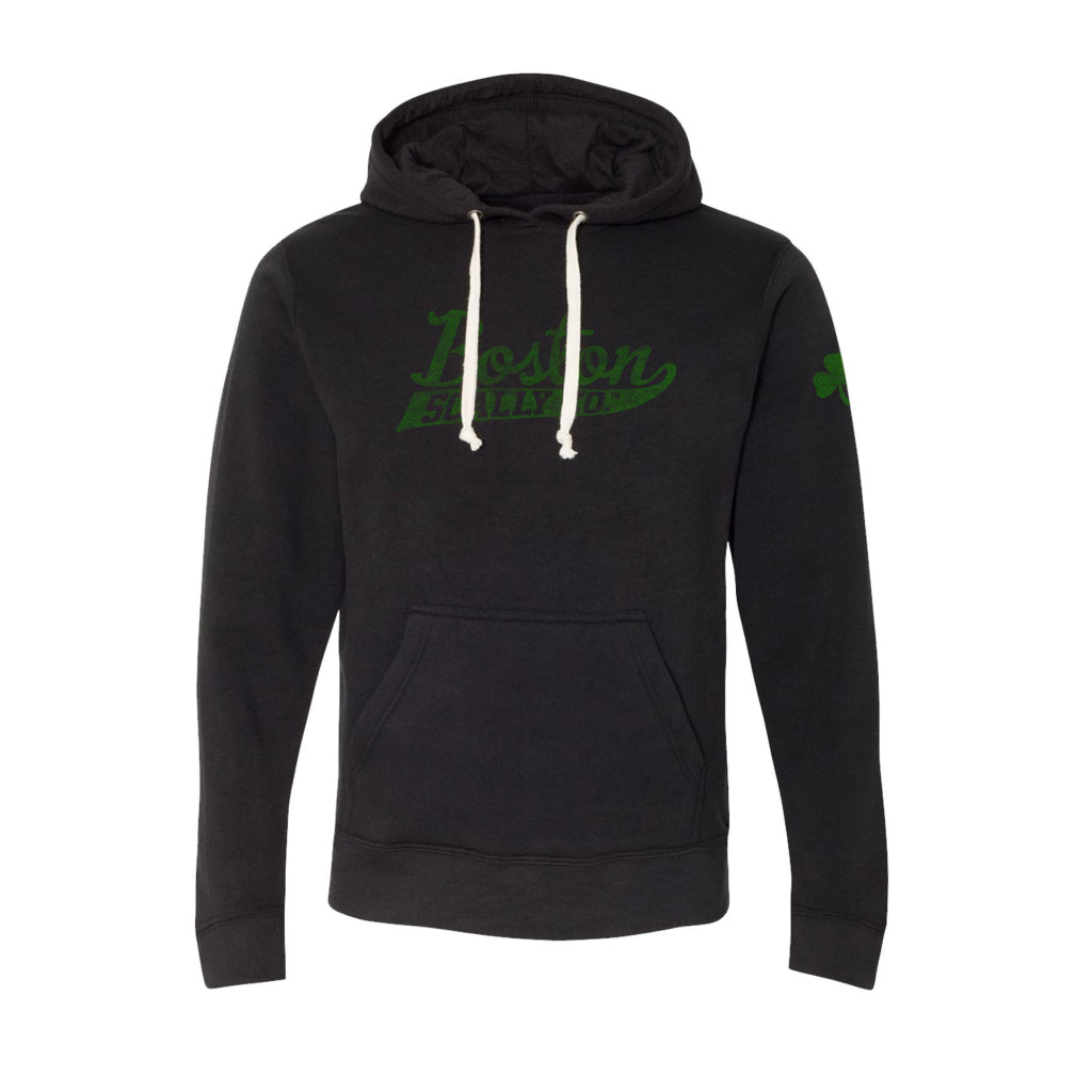 Boston Scally The Shamrock Hoodie - Black