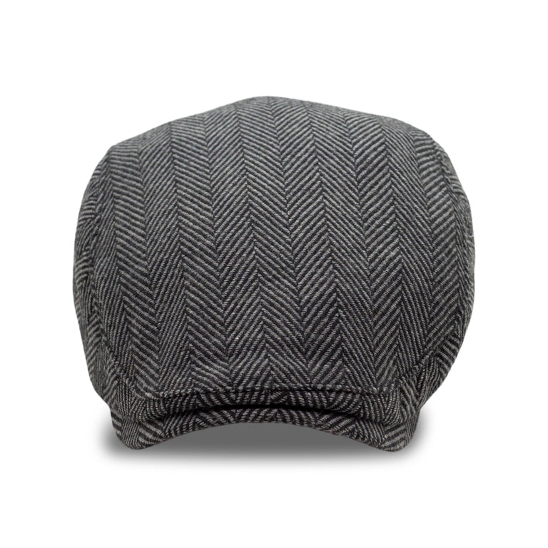 The UFC Ulti-Man Boston Scally Cap (Flat Cap) - Grey Herringbone