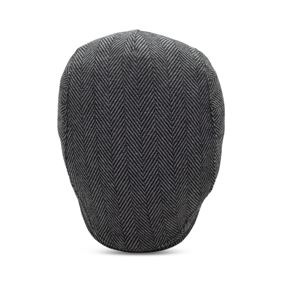 The UFC Ulti-Man Boston Scally Cap (Flat Cap) - Grey Herringbone