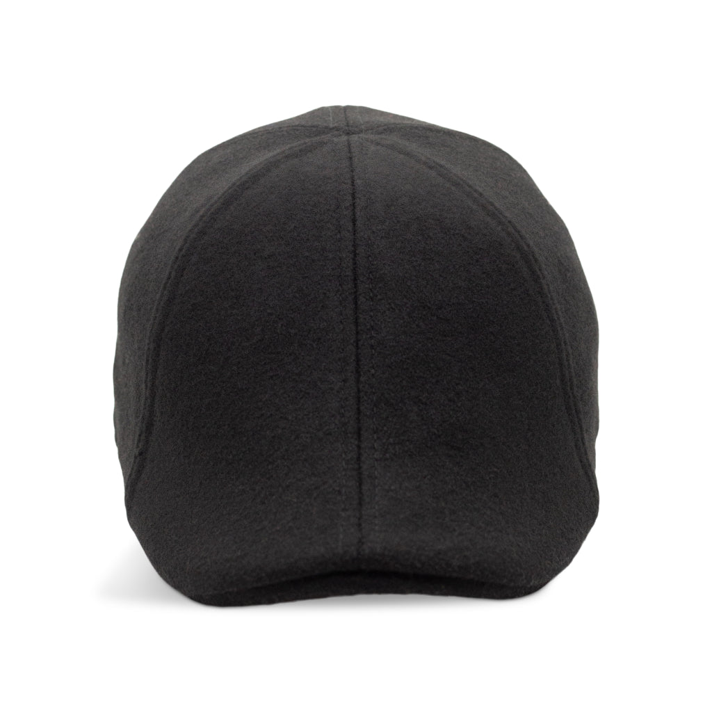 The UFC Six Panel Boston Scally Cap (Flat Cap) - Black