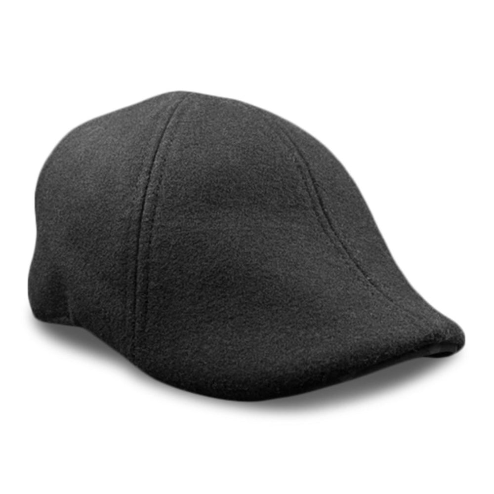The Ace Boston Scally Cap (Flat Cap) - Black