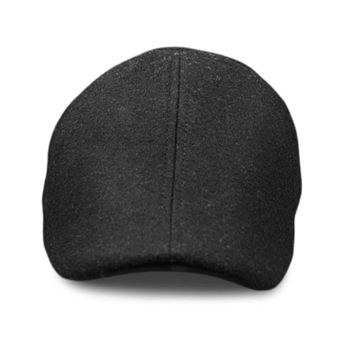 The Ace Boston Scally Cap (Flat Cap) - Black