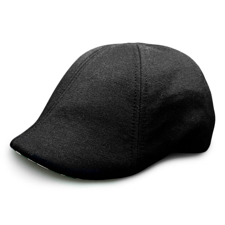 The Punk Boston Scally Cap (Flat Cap) - Black