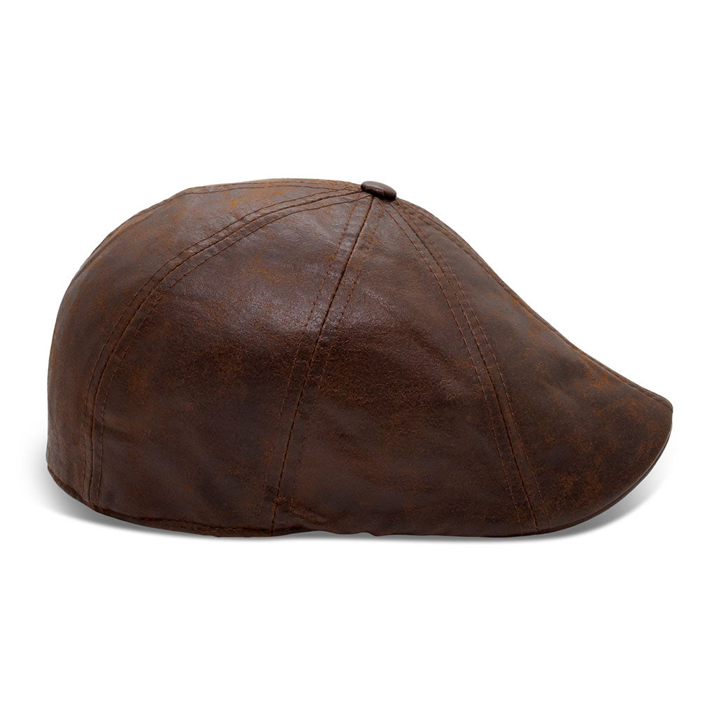 The Scrapyard Boston Scally Cap - Brown