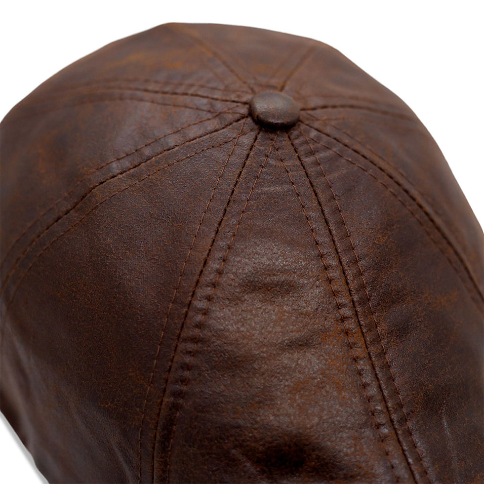 The Scrapyard Boston Scally Cap - Brown