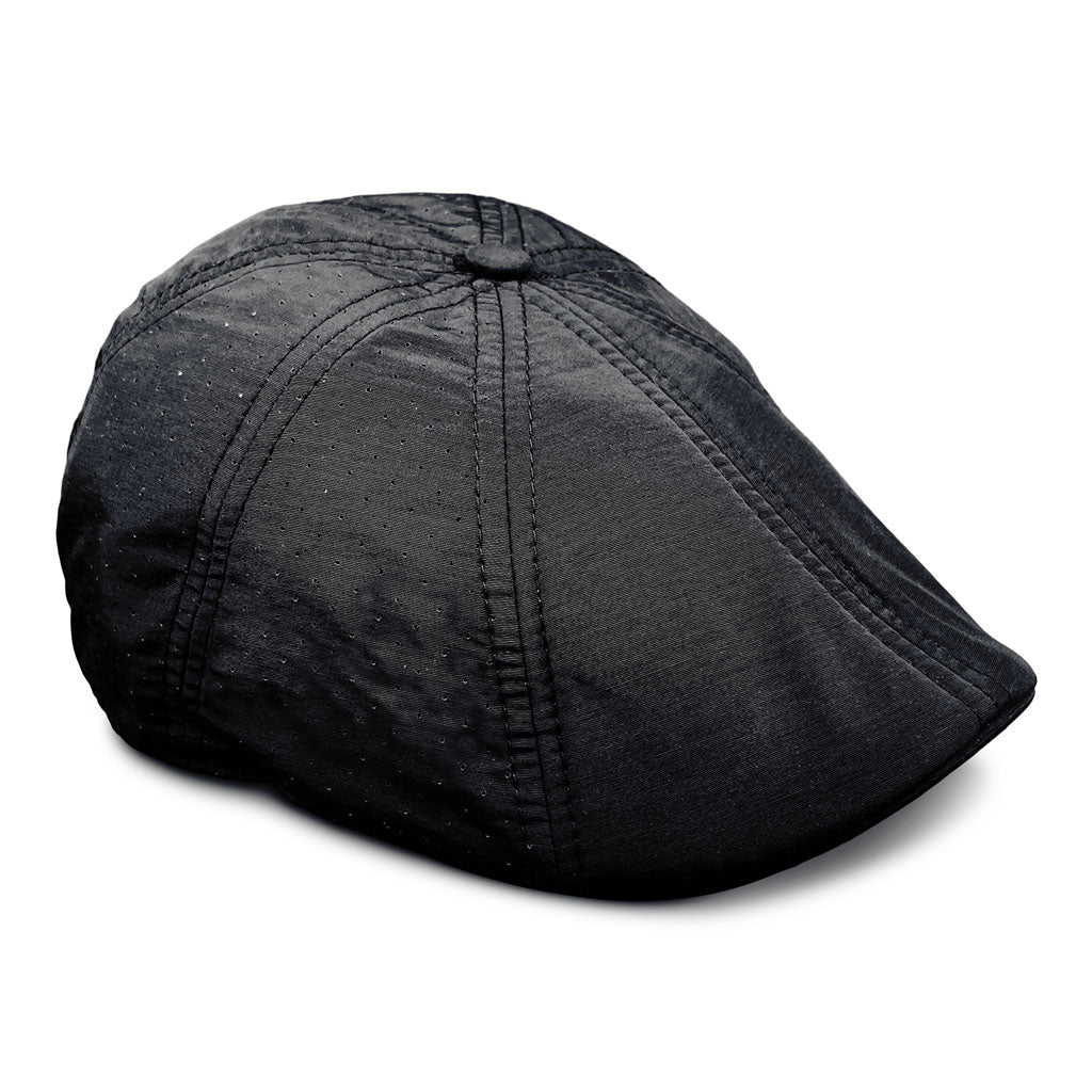 The Cool Air Boston Scally Cap (Flat Cap) - Black