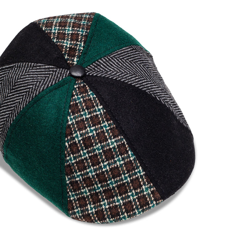 The Galway Boston Scally Cap - Patchwork