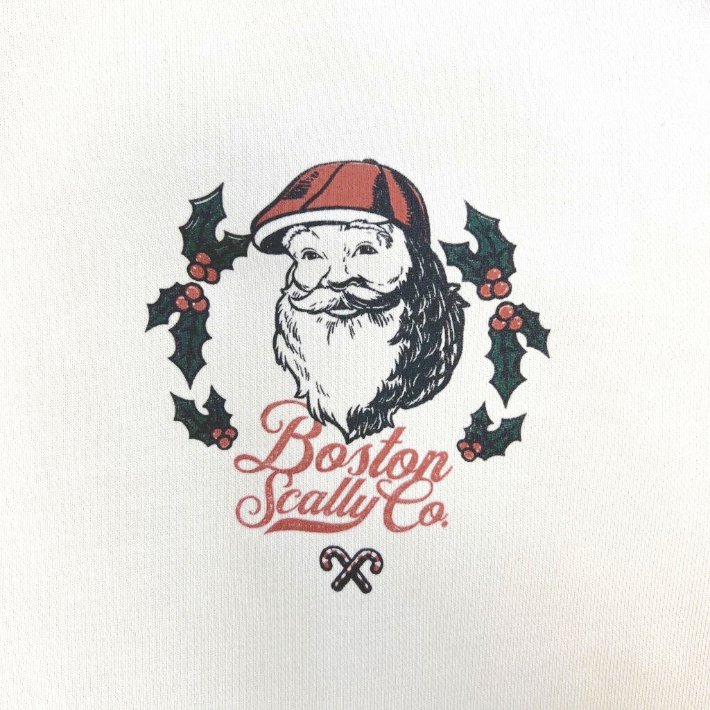 Boston Scally The Kringle Crewneck - Ivory
