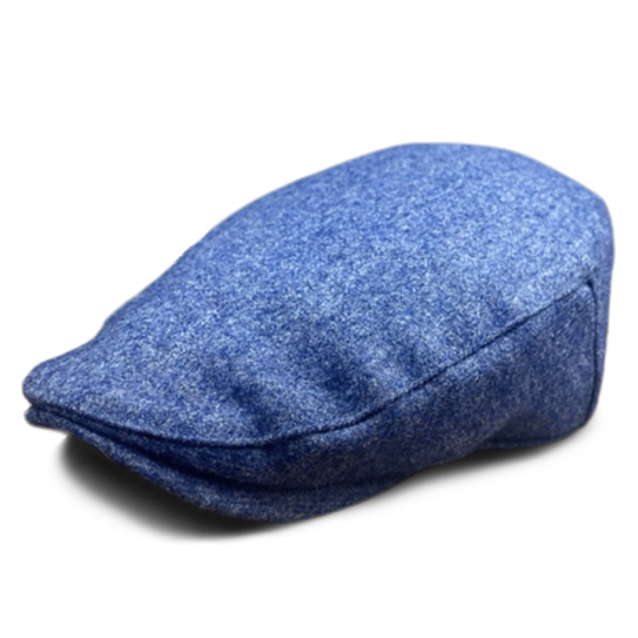 The Pub Boston Scally Cap (Flat Cap) - Heather Blue