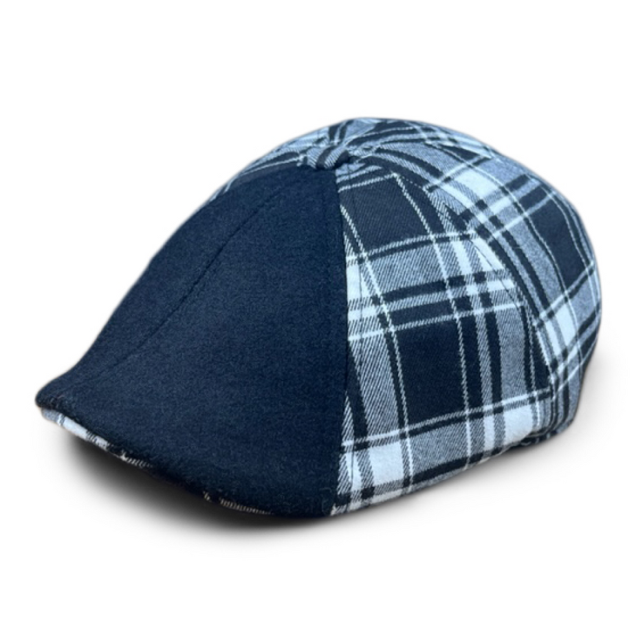 The Ghosthead Boston Scally Cap - Ghost Plaid