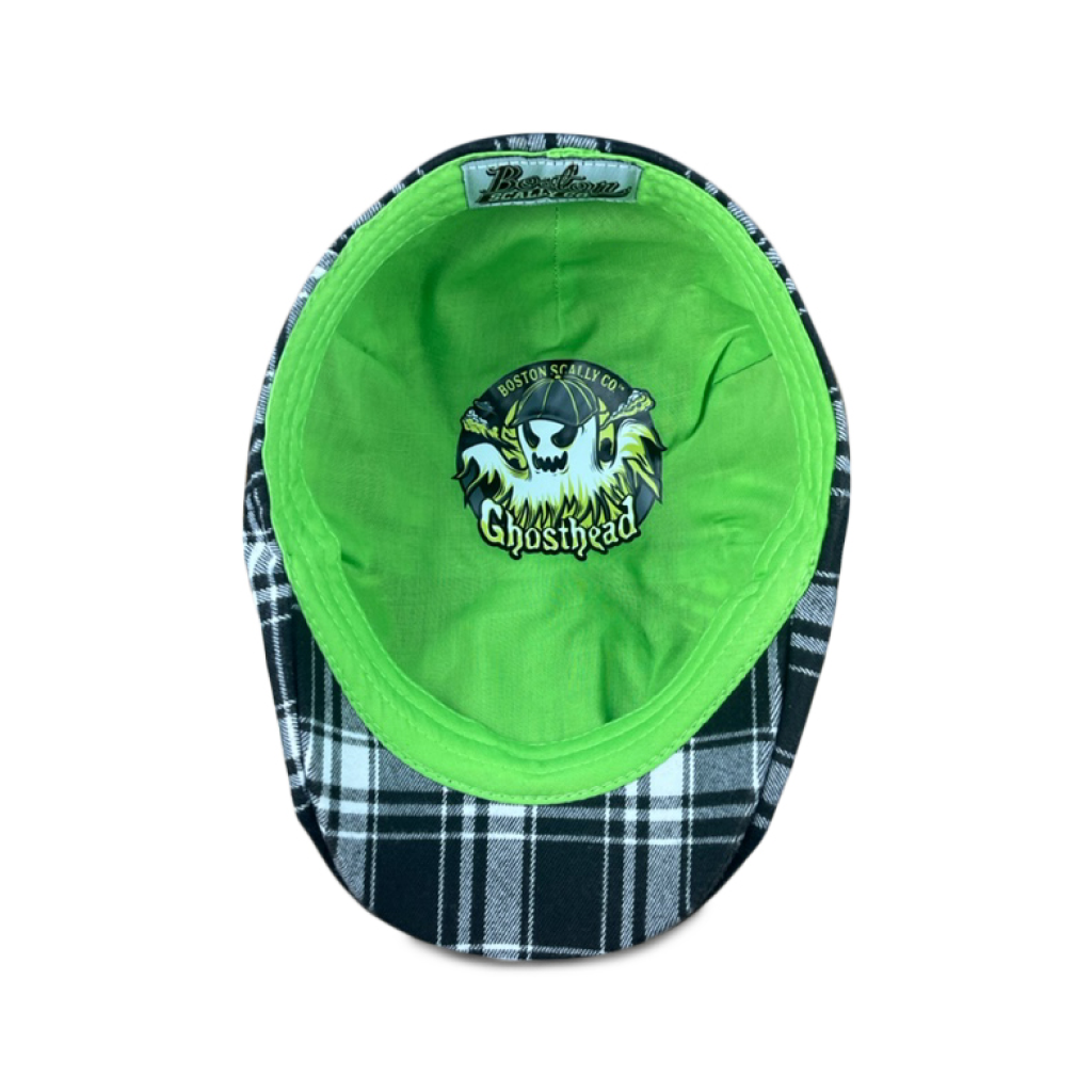 The Ghosthead Boston Scally Cap - Ghost Plaid
