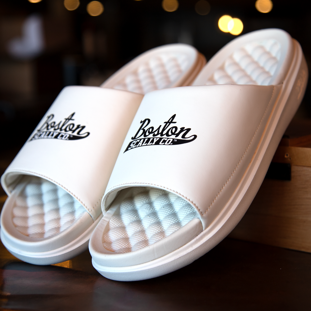 BSC x ISlide Motive Slide - Cream | Boston Scally Co
